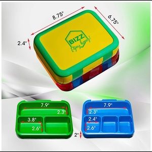 Bizz | Kitchen | Buzz 2 Pack Large Travel Lunch Boxes | Poshmark